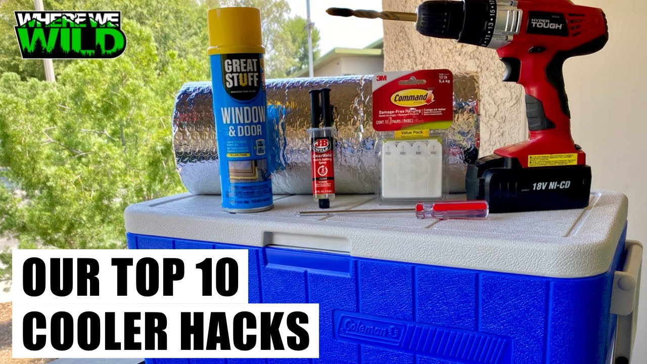 OUR TOP 10 COOLER HACKS - TIPS & TRICKS - Danbi Camp